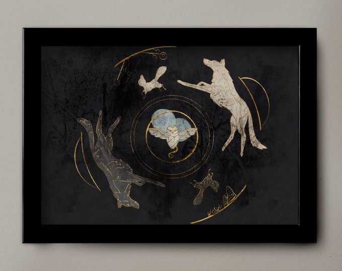 Loth Wolf, Loth Cat, Morai Print - Star Wars - Rebels - Clone Wars ...