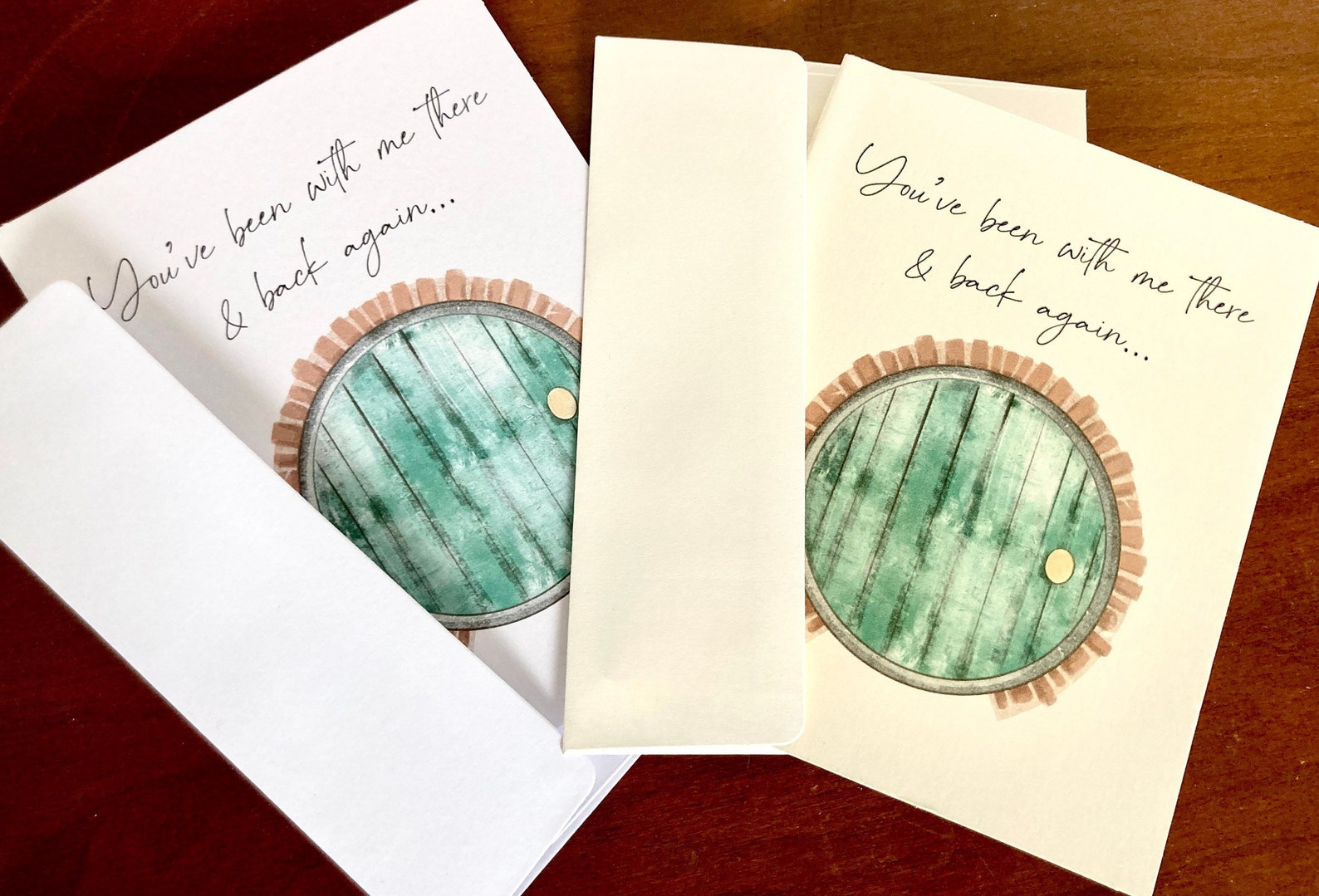 Hobbit Door Card for Appreciation, Father's or Mother's Day, Birthday ...