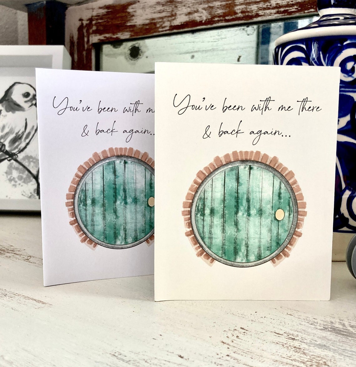 Hobbit Door Card for Appreciation Father's or - Etsy