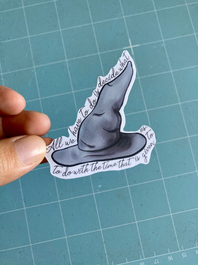 The Hobbit Vinyl Sticker Gandalf Decal/waterproof/glossy | Etsy