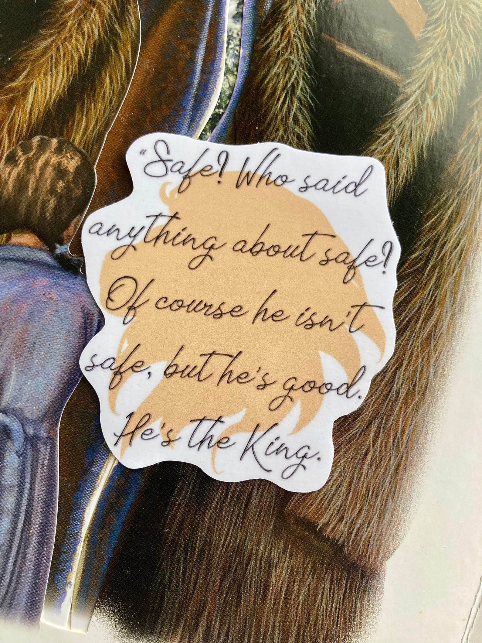 Narnia Vinyl Sticker Aslan Decal/waterproof/glossy - Etsy