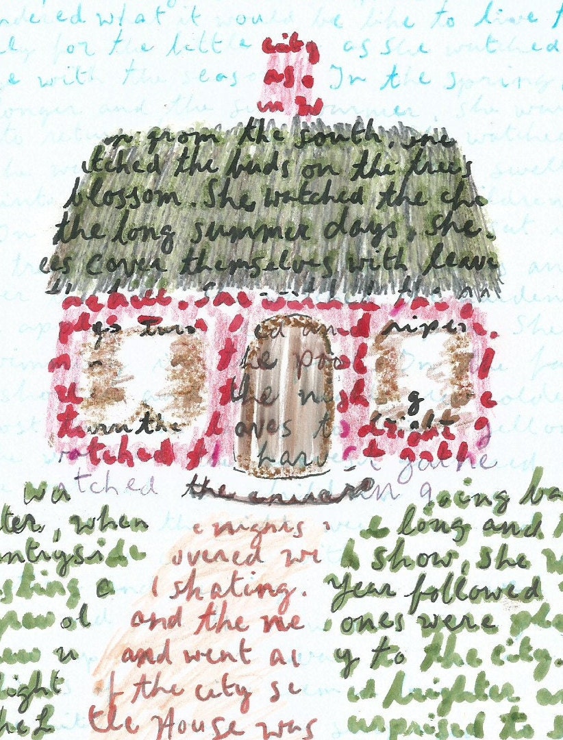 The Little House, a Reading Poster of the Classic Picture Book by ...