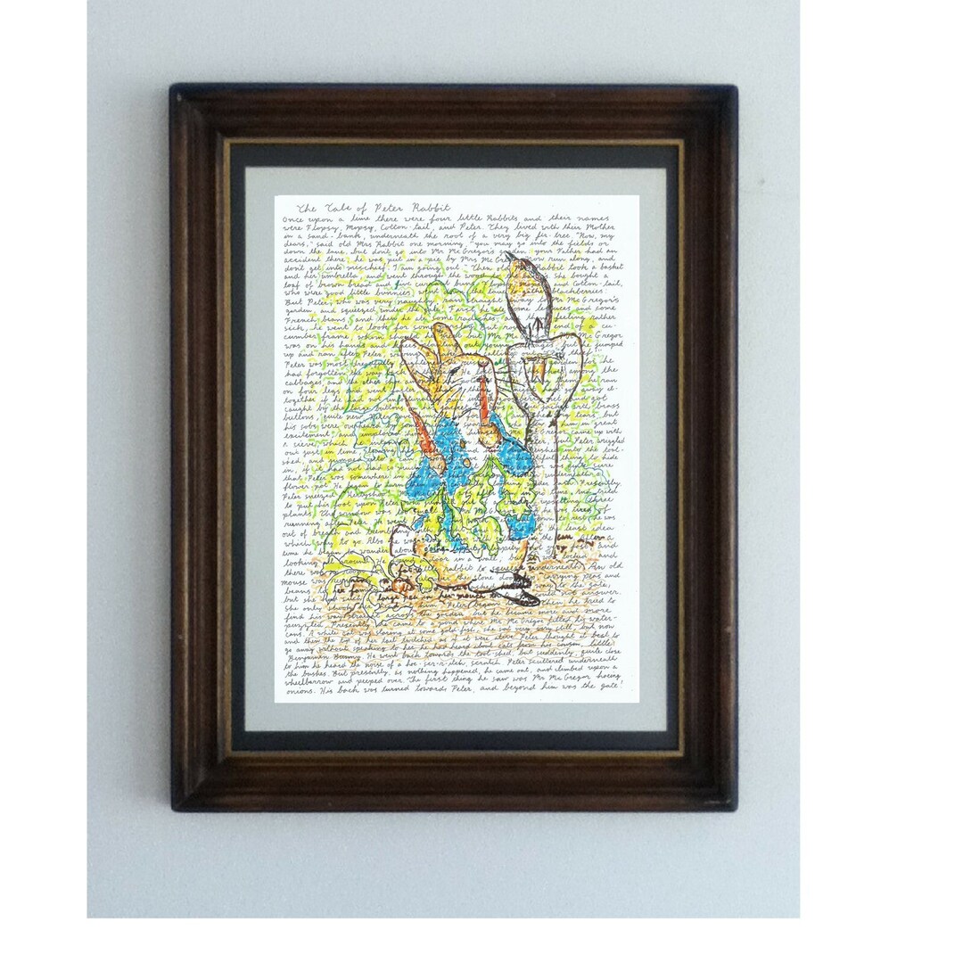 The Tale of Peter Rabbit, Reading Posters of the Classic Book With Full ...