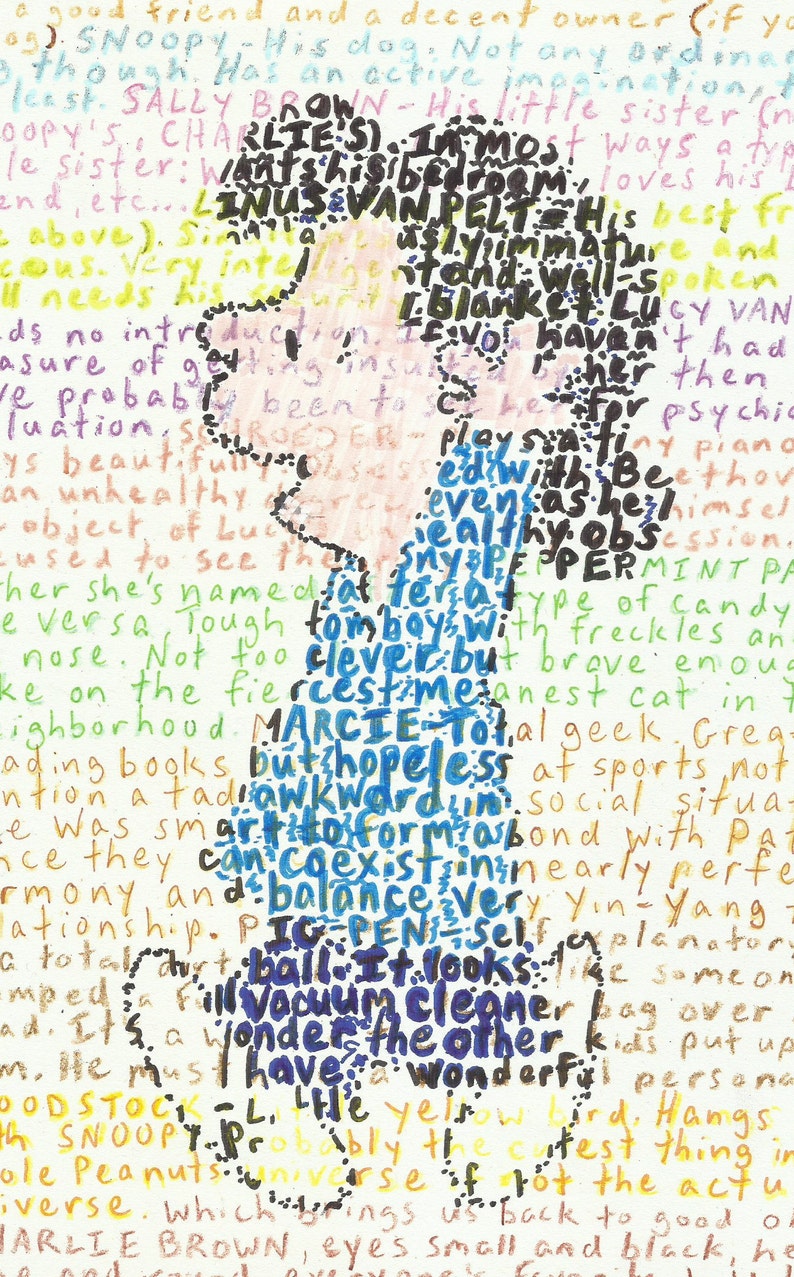 Snoopy and Woodstock a Reading Poster Any of the Central | Etsy