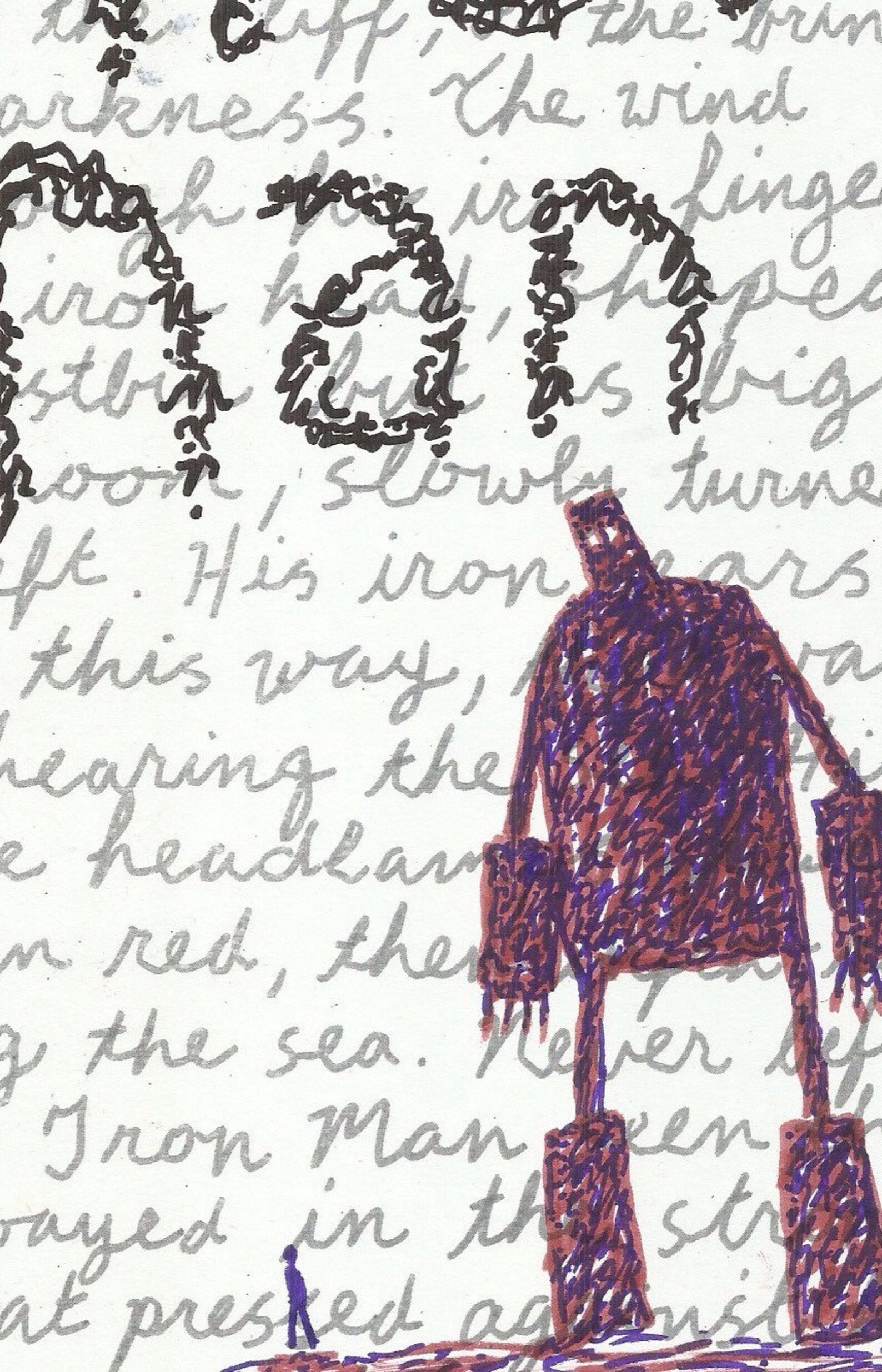 The Iron Man a Reading Poster Based on the Classic - Etsy