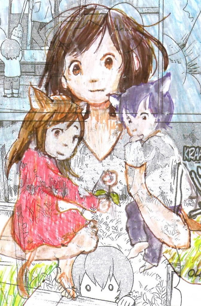 Wolf Children a Restyled Poster of the Famous Animated Film - Etsy