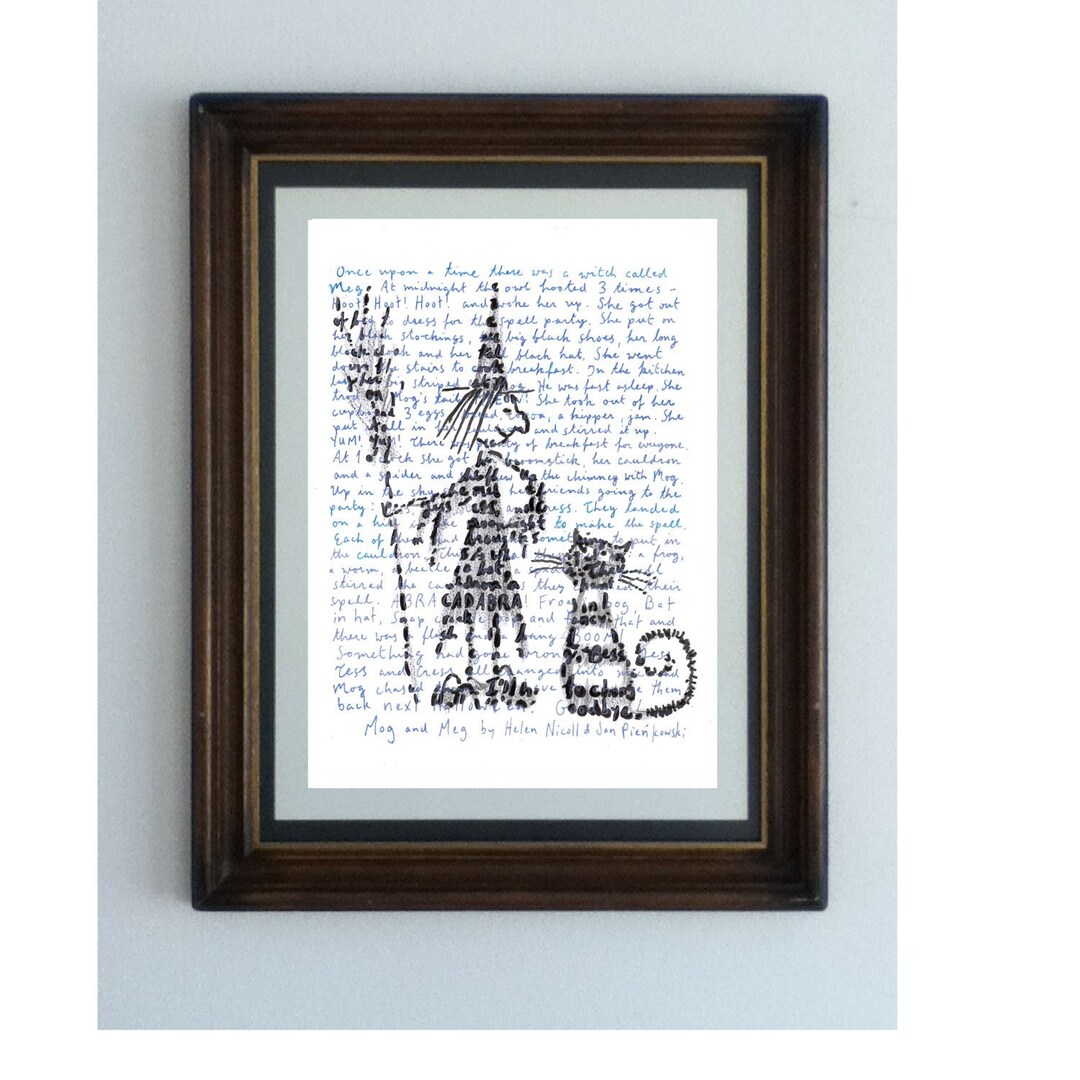 Reading Poster, Meg and Mog, by Helen Nicole and Jan Pieńkowski ...