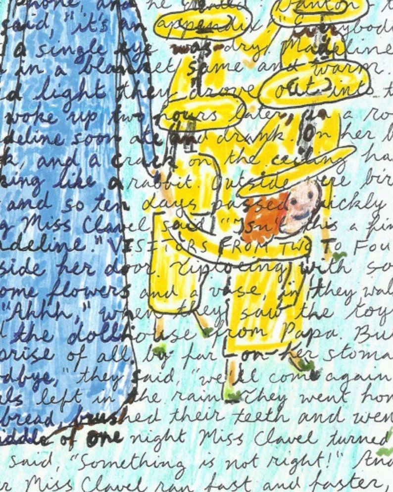 Madeline, Handmade Reading Posters of the Classic Children's Books by ...