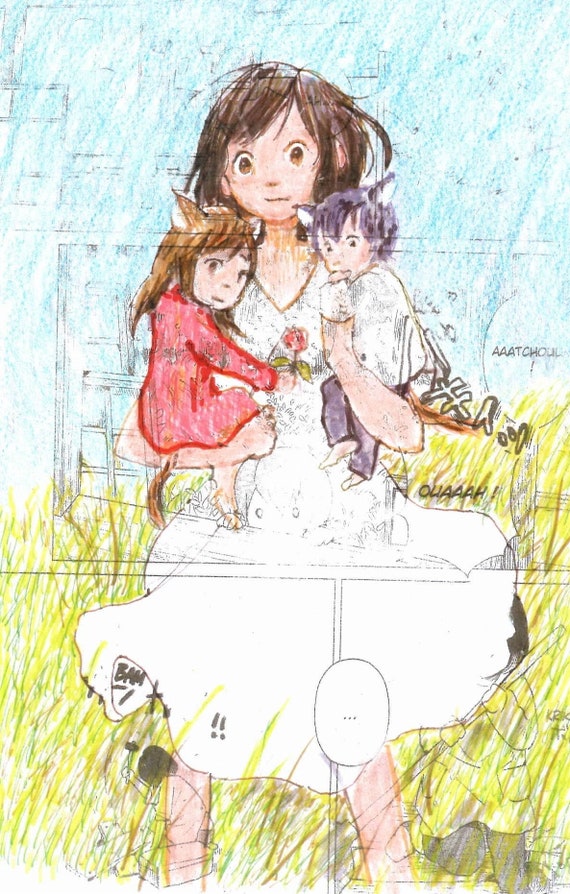 Wolf Children a Restyled Poster of the Famous Animated Film - Etsy