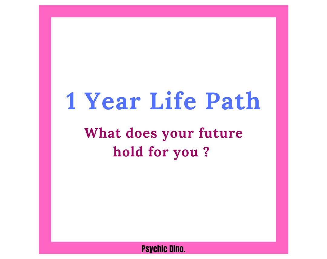 1 Year Life Path Reading, What the Next Year Holds for You, Future ...