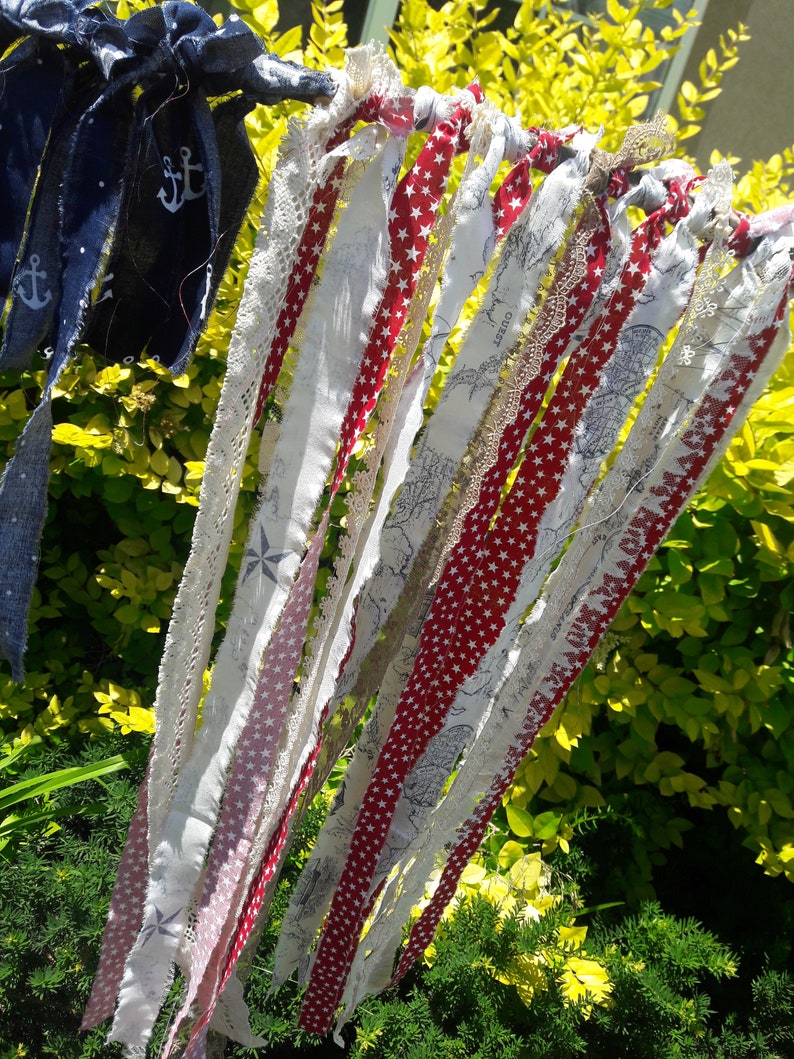 Fringe Flag Wall Hanging on Branch - Etsy