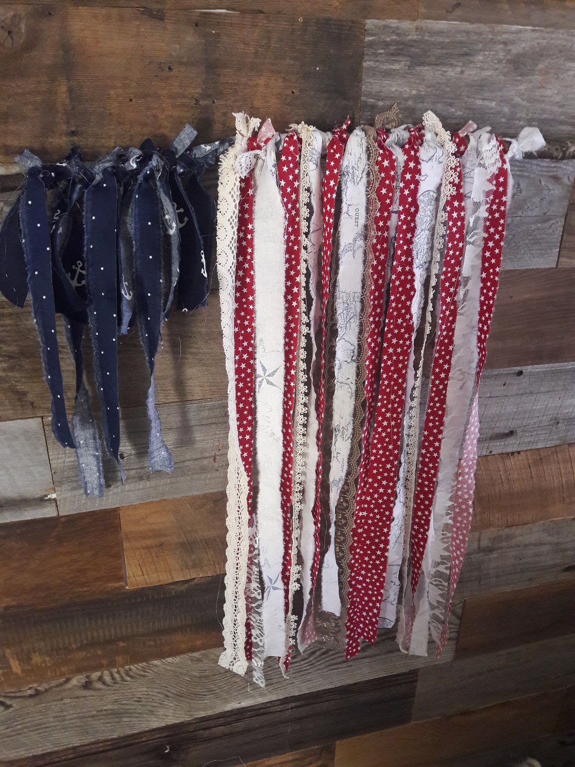 Fringe Flag Wall Hanging on Branch - Etsy