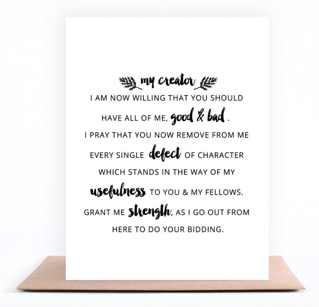 Seventh Step Greeting Card - Etsy