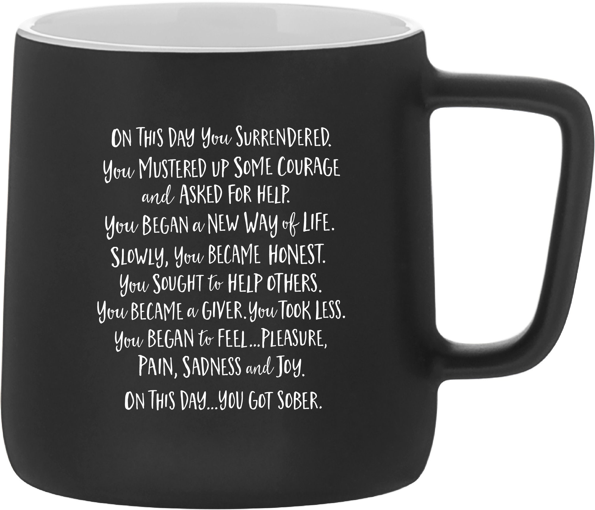 Sober Mug And Greeting Card Sobriety Mug And Card Sobriety Etsy Uk