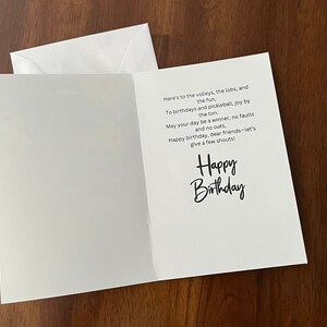Pickleball Birthday Card Fun Birthday Pickleball Poem Card for ...