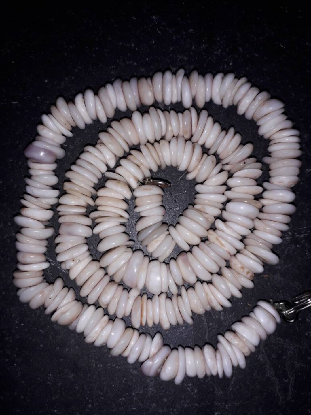 Genuine and Beautiful Costa Rican Puka Shell Necklace. Circa 1972. - Etsy