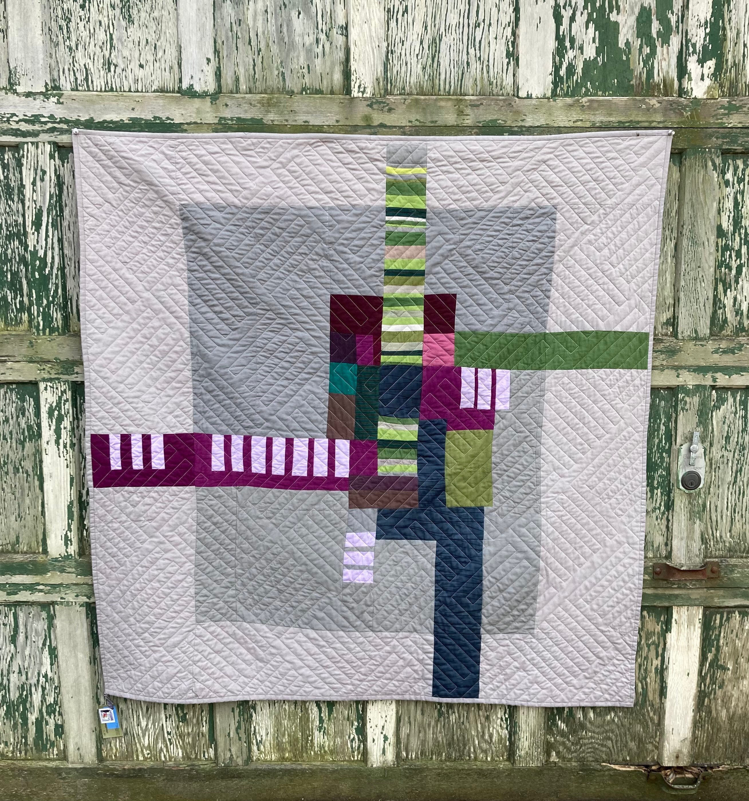 Art Quilt; “garden Path” - Etsy