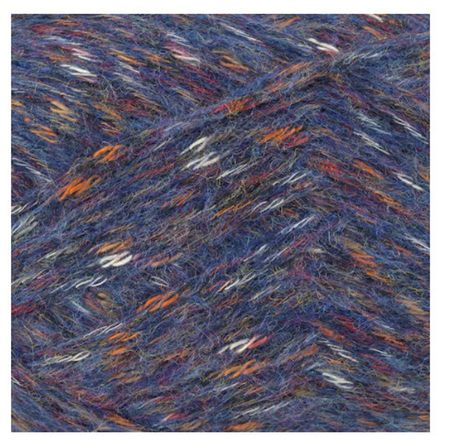 NAVY BLUES Cozy Wool Tweed Yarn by Loops & Threads - Etsy