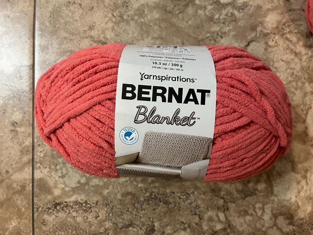 TERRA COTTA ROSE, Bernat Baby Blanket Yarn, 10.5 Oz - Etsy