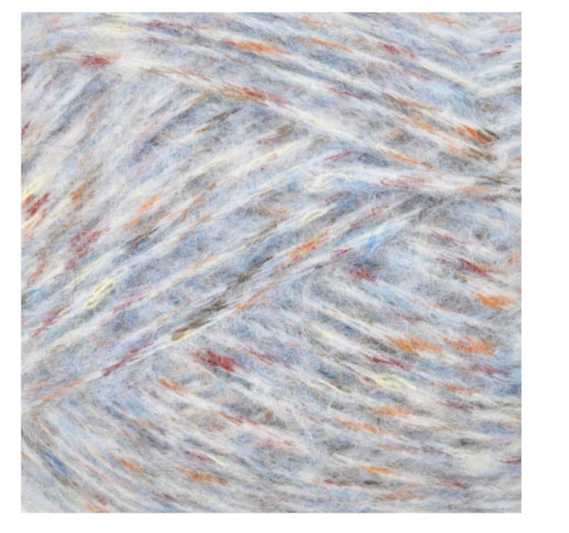 NAVY BLUES Cozy Wool Tweed Yarn by Loops & Threads | Etsy