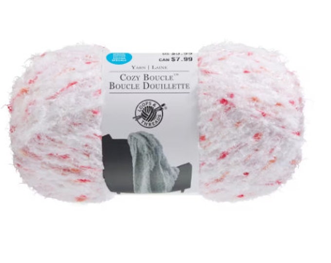 CHERRY PIE, Cozy Boucle Yarn by Loops & Threads - Etsy