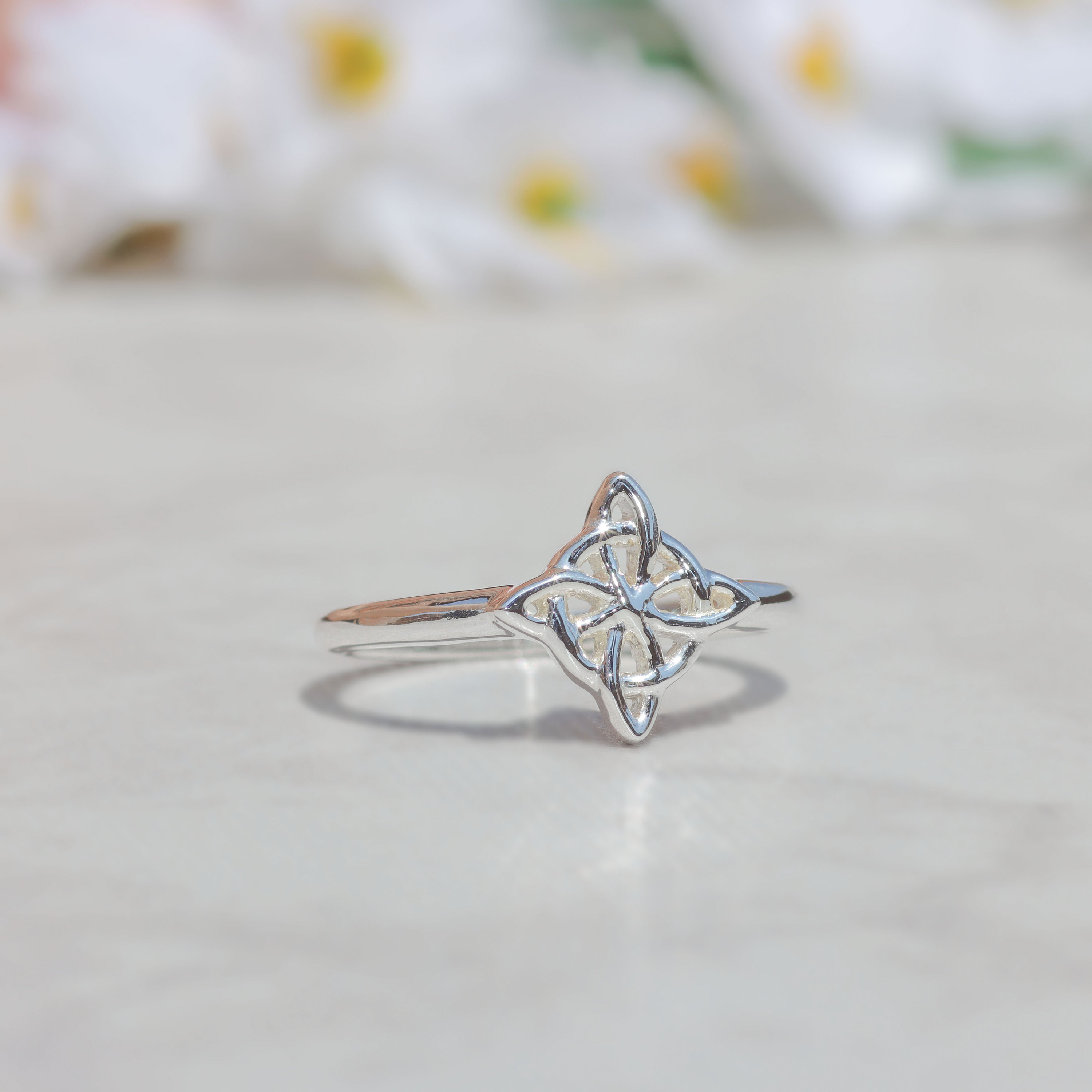 Witch Knot Ring, Handmade Amulet, Witches Knot for Gift, for Women, 925 ...