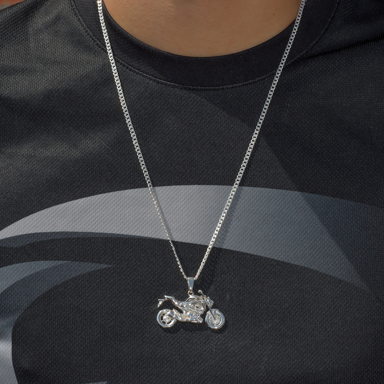 Z800 Motorcycle Necklace, Motorcycle Pendant, Sport Biker, Biker ...