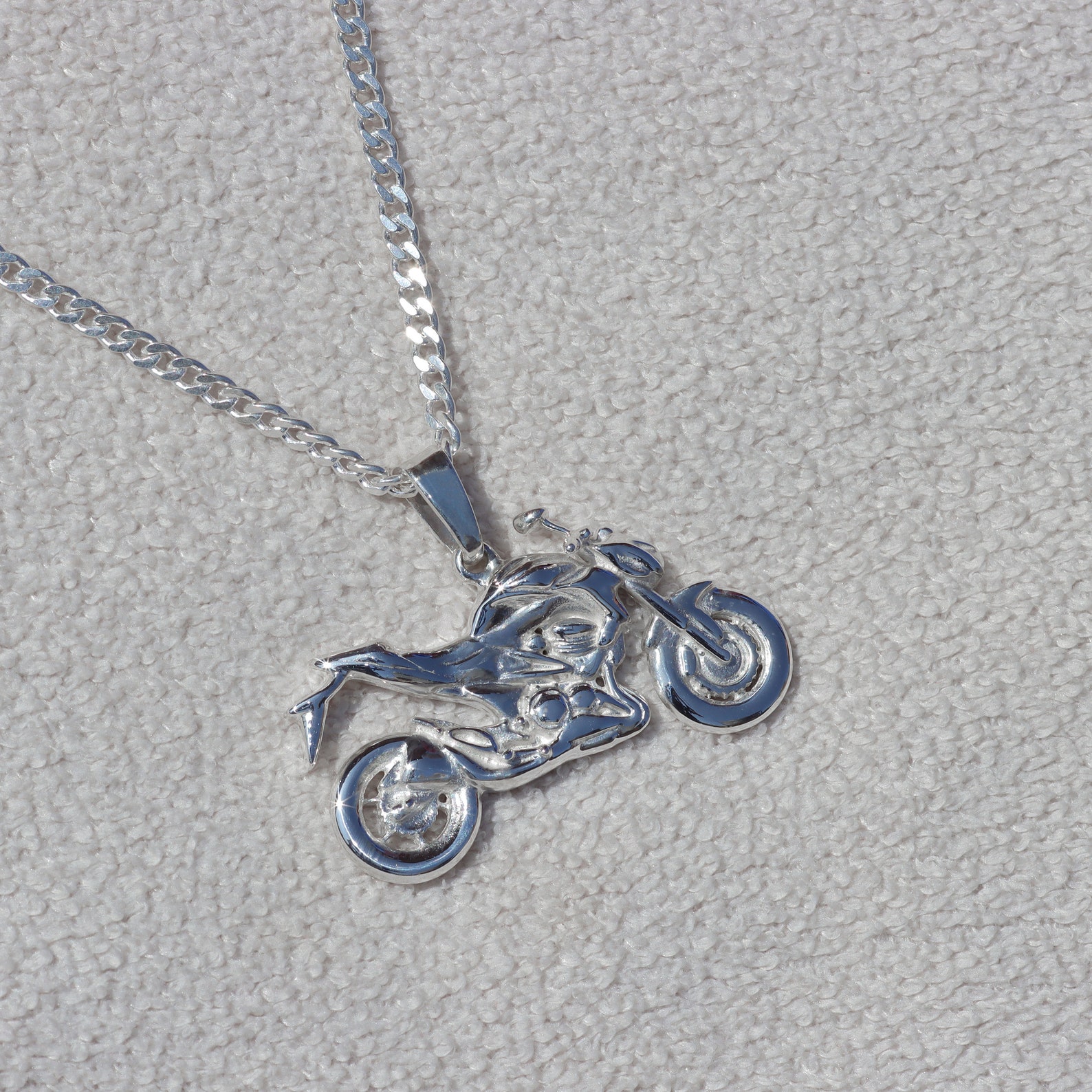 Z800 Motorcycle Necklace, Motorcycle Pendant, Sport Biker, Biker ...