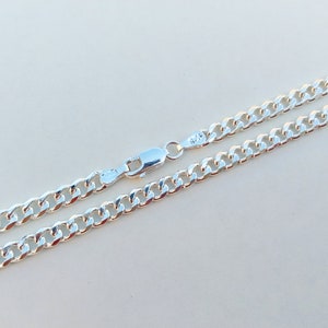 Panzer Silver Chain, Panzer Chain, Sterling 925 Silver Chain, Silver ...
