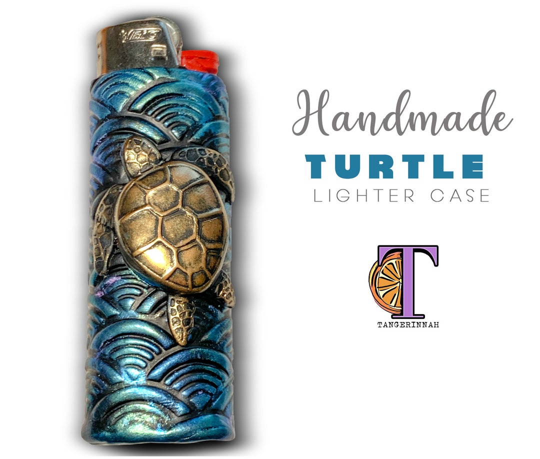 Turtle Lighter Case Holder Sleeve Cover Fits Bic Lighters - Etsy