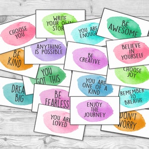 Printable Kindness Notes, Motivational Cards, Lunchbox Notes - Etsy