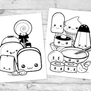Printable Kawaii Coloring Pages for Kids, Kawaii Activity, Kids ...