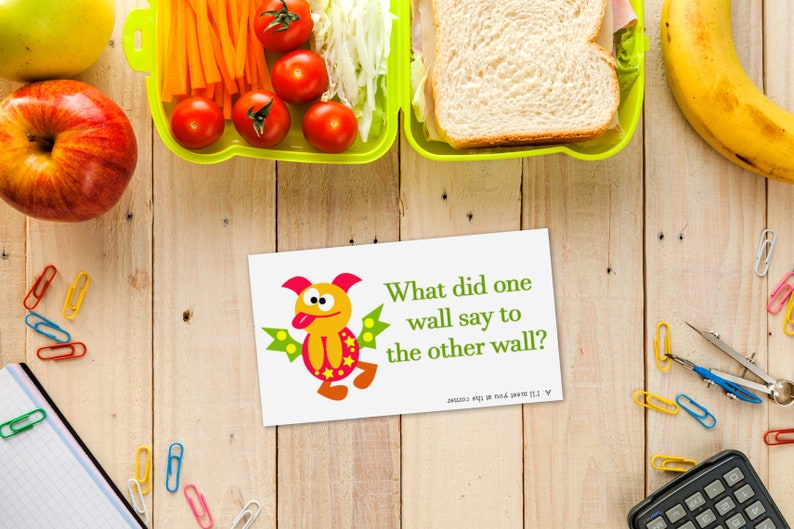 Printable Silly Monsters Lunch Box Notes, Lunch Box Cards, Printable ...