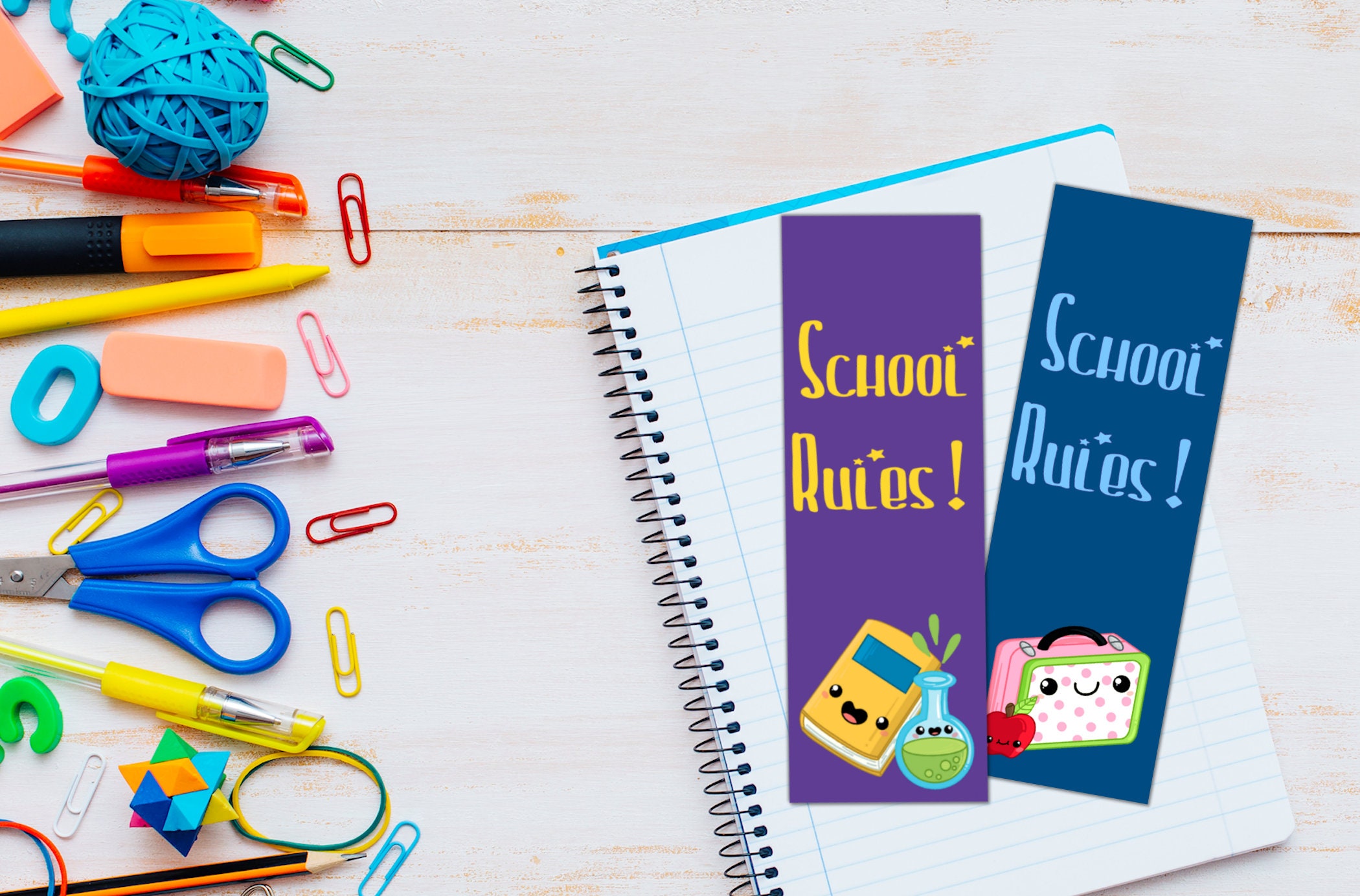 Printable School Bookmarks Student Gifts School Rules - Etsy