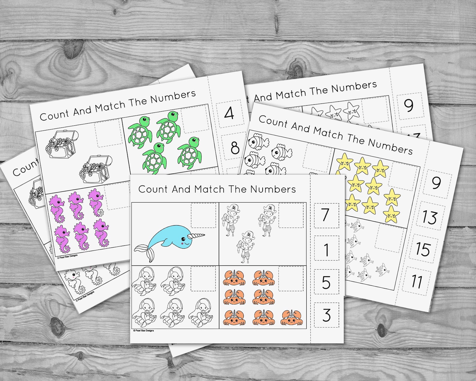 Printable Preschool Numbers Worksheets, Number Recognition 1-20 ...