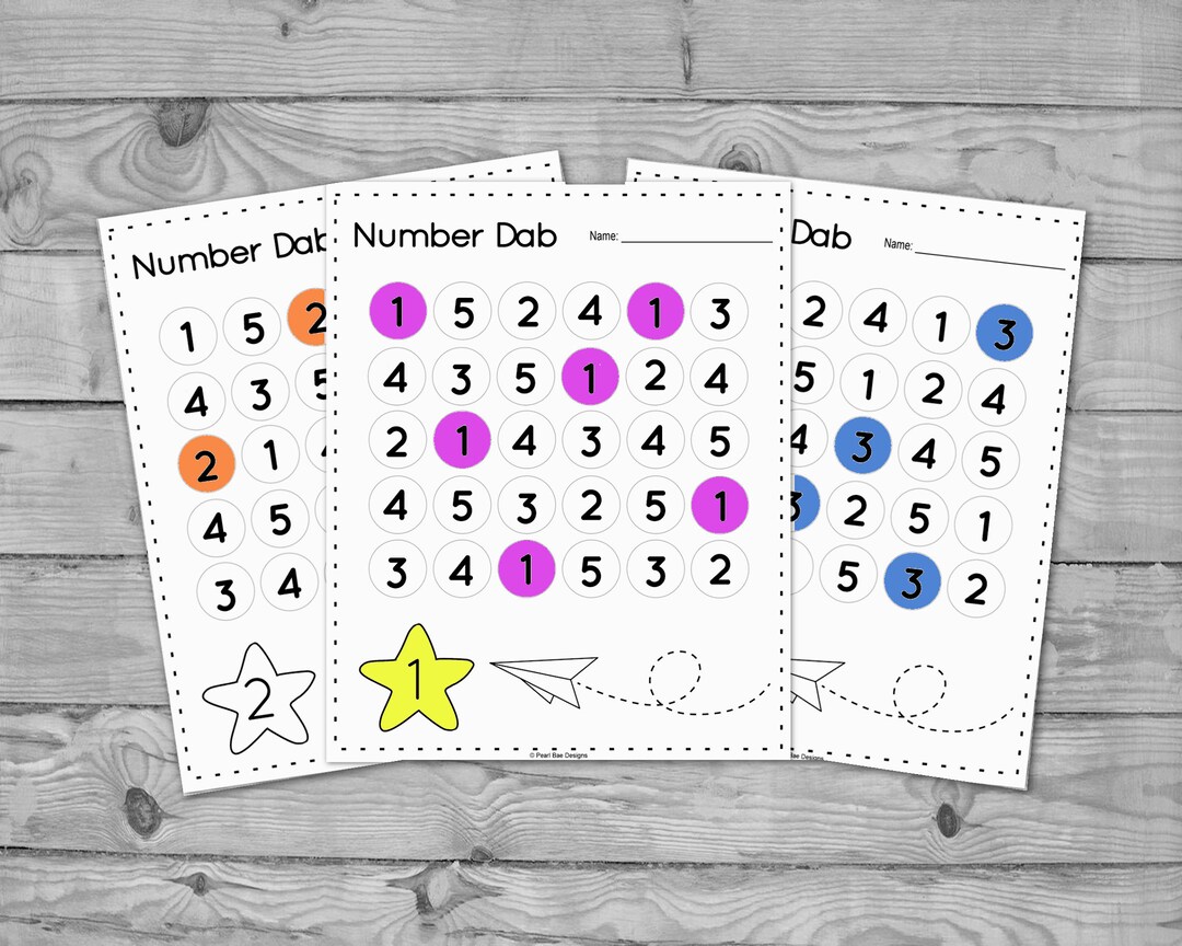 Printable Preschool Numbers Worksheets, Number Recognition 1-20 ...