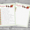 Printable Christmas Note Paper Christmas Stationary Santa Writing Paper ...