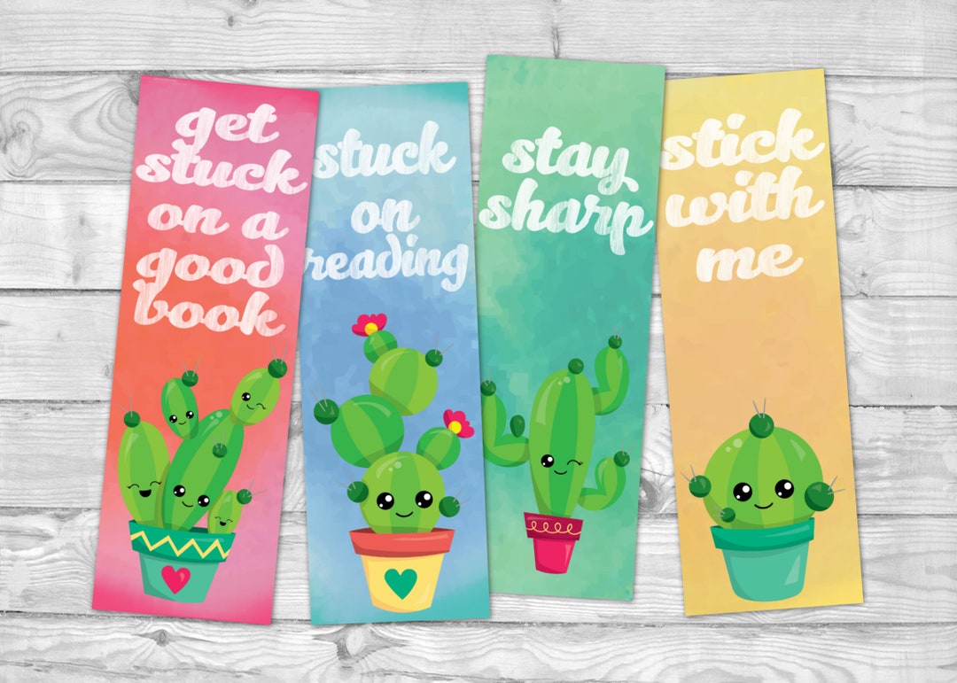 Printable Bookmarks for Students, Student Gifts, Kawaii Bookmarks - Etsy