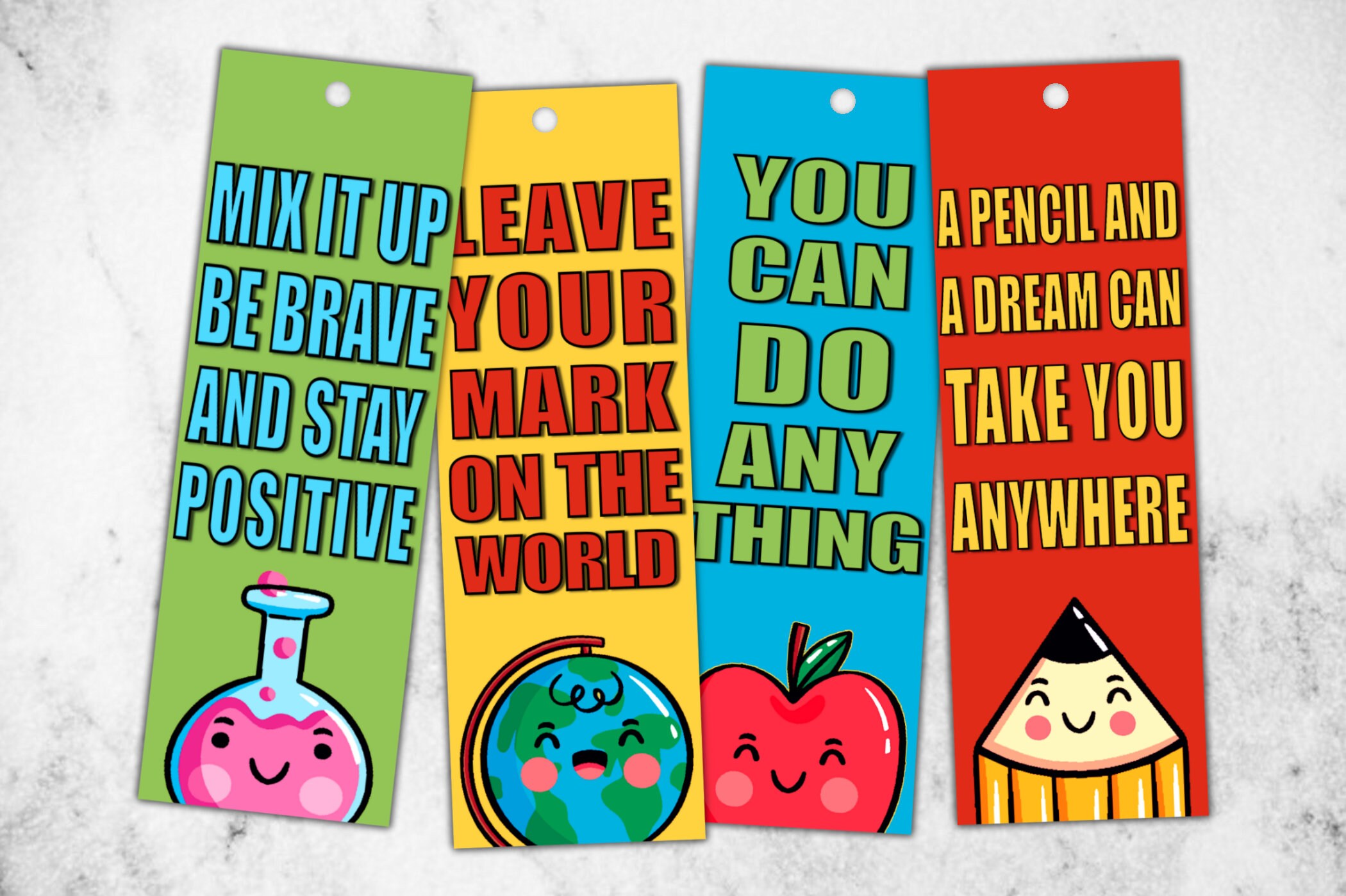 Printable Bookmarks for Students, Student Gifts, Inspirational ...