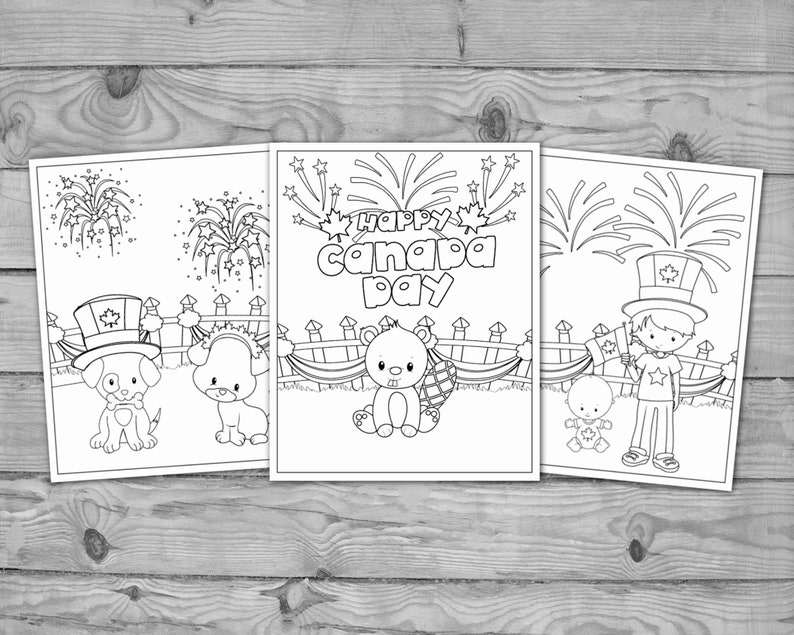 Printable Coloring for Kids, Canada Day Activity Coloring Pages, Kids ...