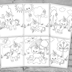 Printable Unicorn Coloring Pages for Kids, Unicorn Activity, Kids ...