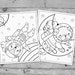Astronaut Dog Printable Coloring for Kids, Space Dog Coloring Pages ...