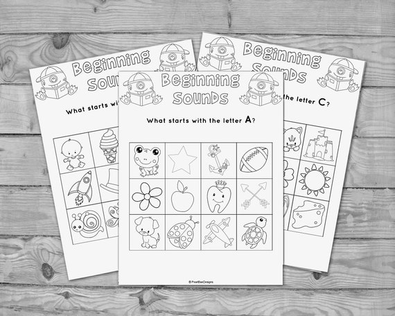 Hojas De Trabajo Fonéticas Para Niños En Edad Preescolar Ficha De