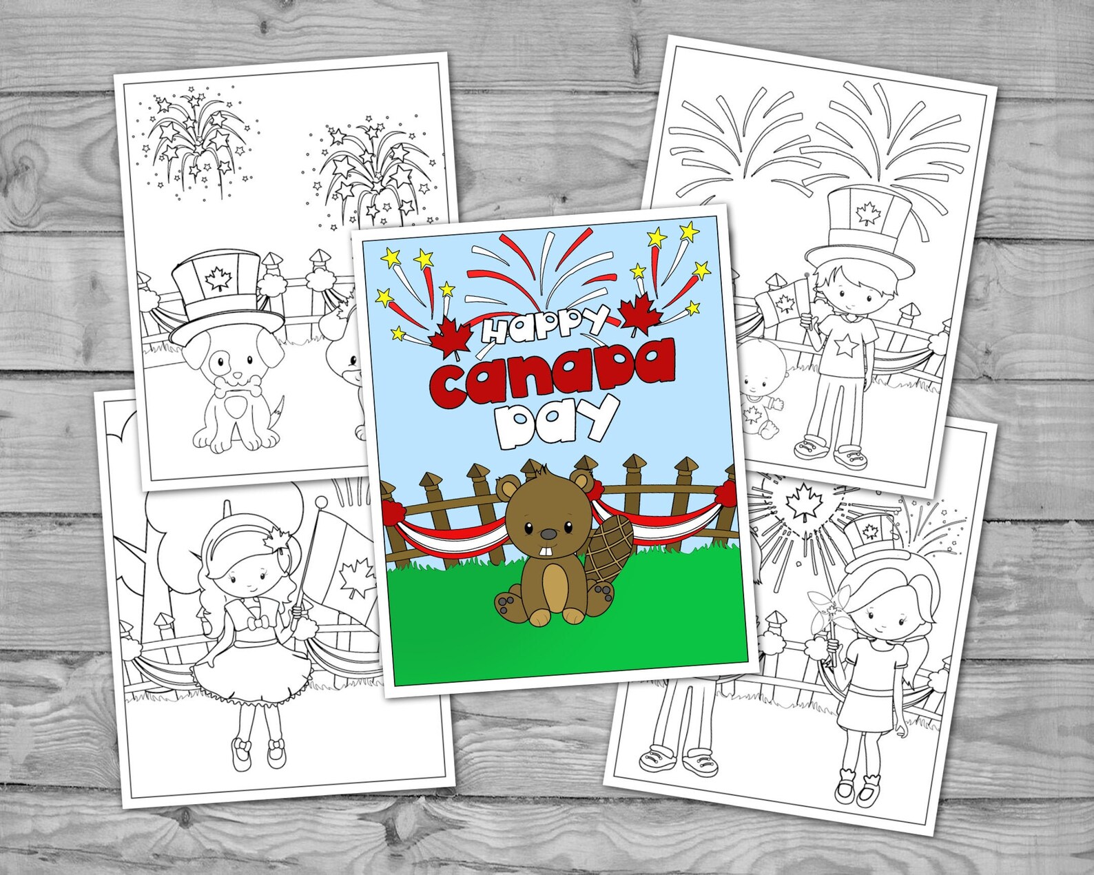 Printable Coloring for Kids, Canada Day Activity Coloring Pages, Kids ...