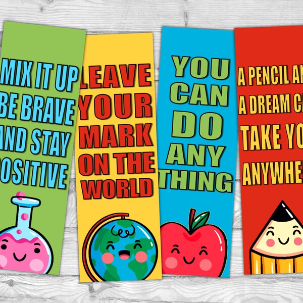 Bookmarks for Kids - Etsy