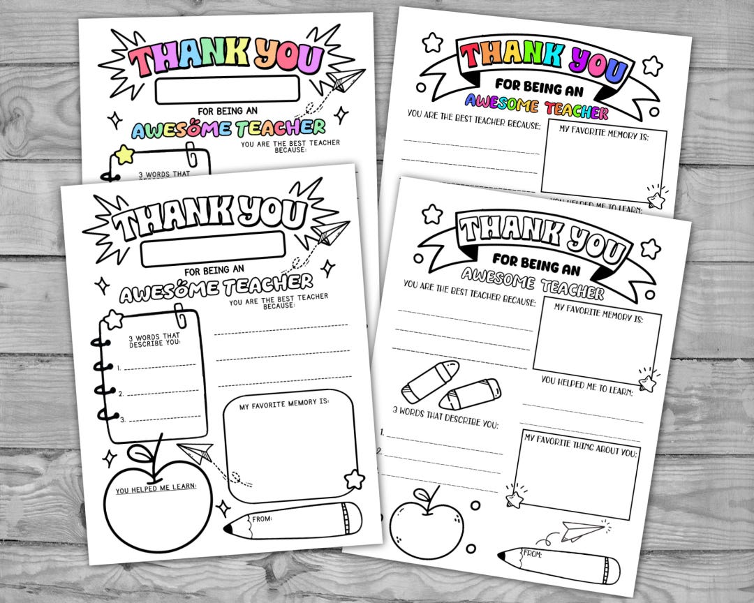 Thanks for Being an Awesome Teacher, Printable Teacher Appreciation ...