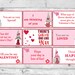 Printable Valentine Lunch Box Notes, School Lunch Notes, Printable Kids ...