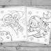 Astronaut Dog Printable Coloring for Kids, Space Dog Coloring Pages ...