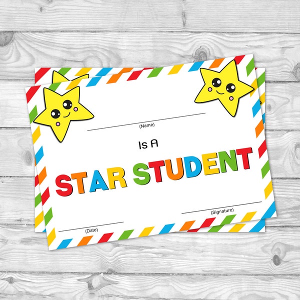 Star Student - Etsy
