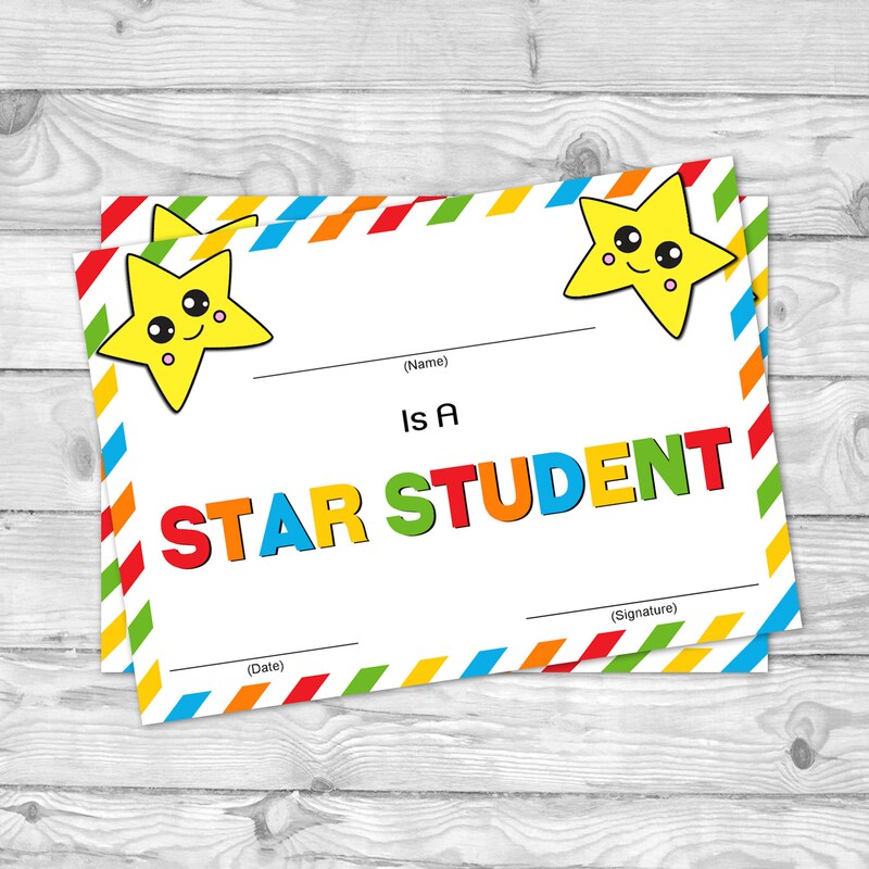 Star Student - Etsy